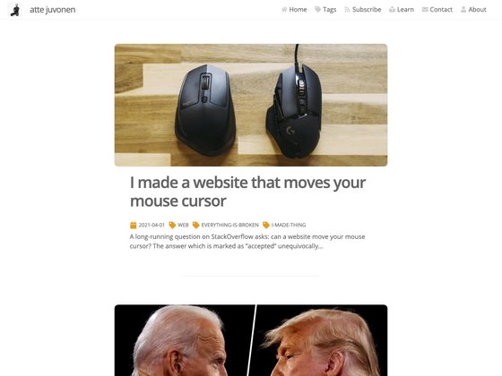 Themes & Templates - Jamstack Themes