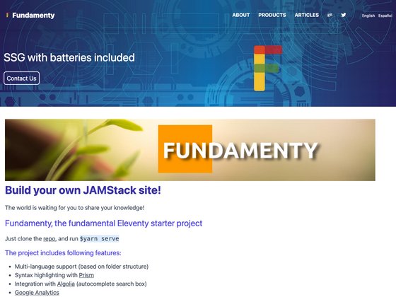 Eleventy - Jamstack Themes