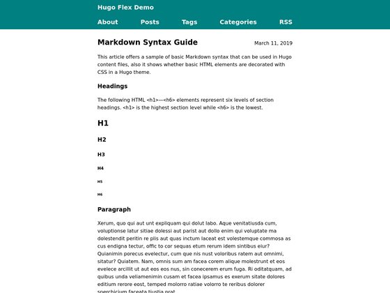 Hugo - Jamstack Themes