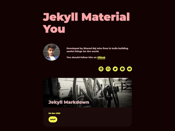 Jekyll Themes (324)
