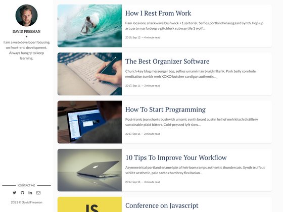 Themes & Templates - Jamstack Themes