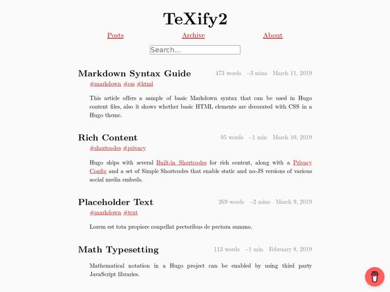 Hugo - Jamstack Themes